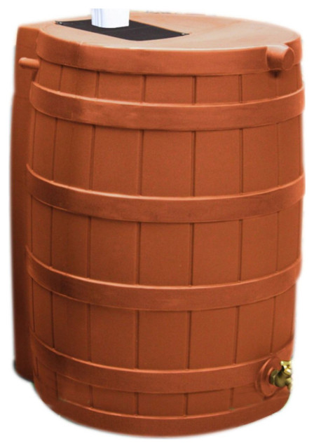 Good Ideas Rain Wizard 40 - Terra Cotta - Modern - Rain Barrels - by ...