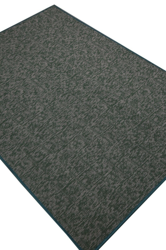 Modern Indoor/Outdoor Commercial Solid Color Area Rug, 6' x 8' Oval ...