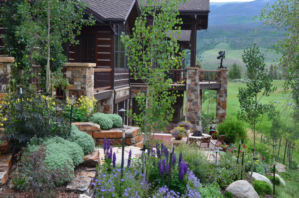 Design - Build Mountain Home Landscape in Silverthorne, CO - Landscape ...