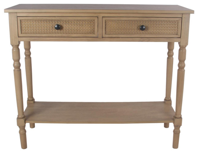 Privilege 2 Door Wooden Accent Console With Camel Finish 28860 ...