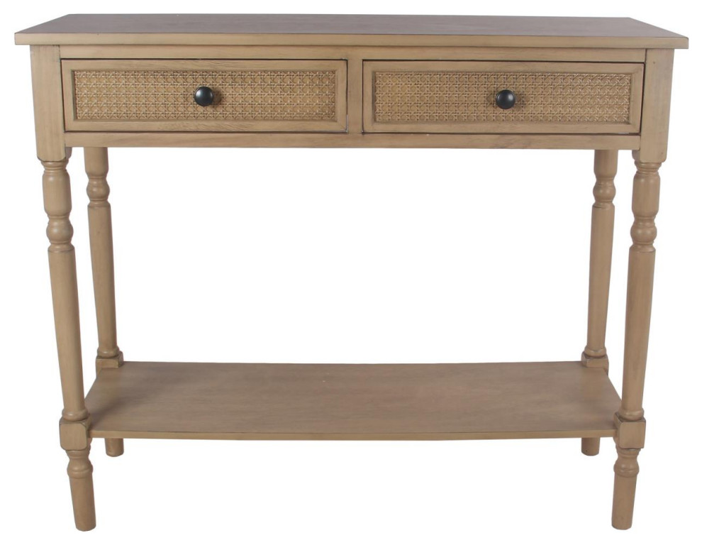Privilege 2 Door Wooden Accent Console With Camel Finish 28860 ...