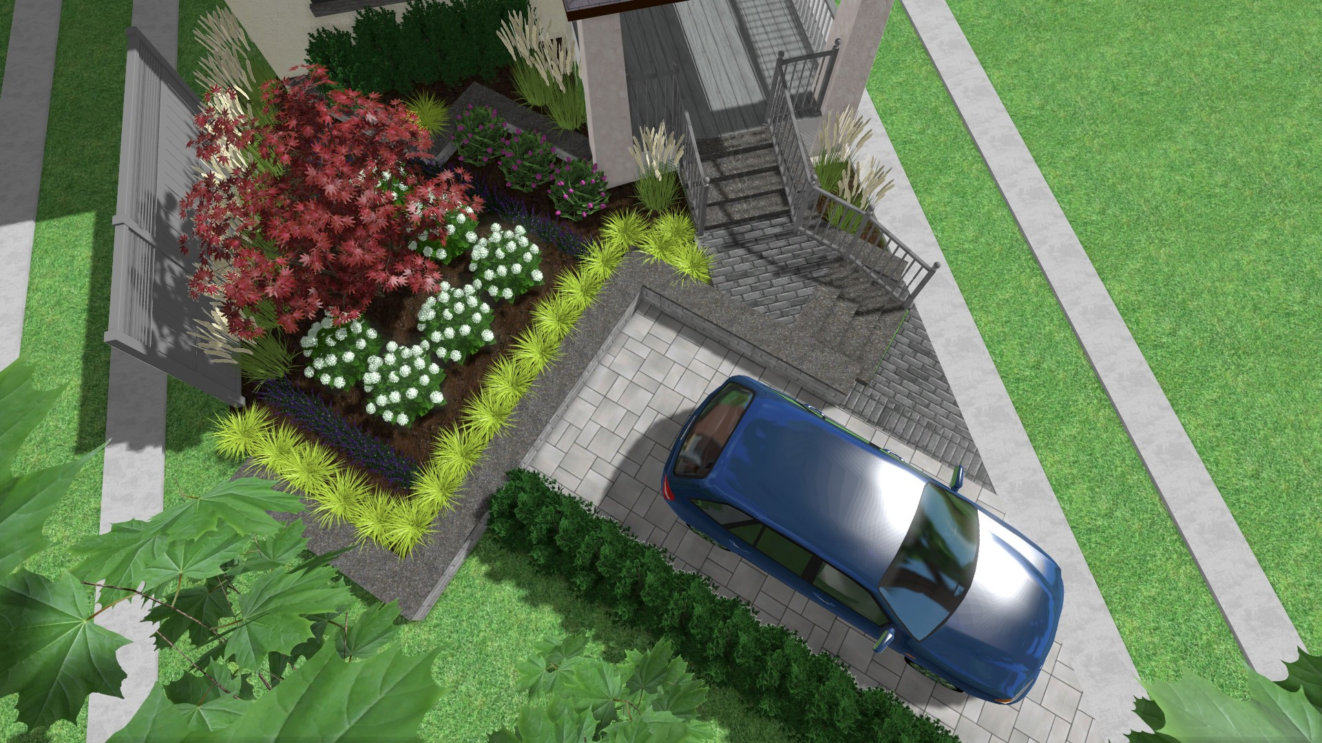 Beaches Diagonal Parking Pad