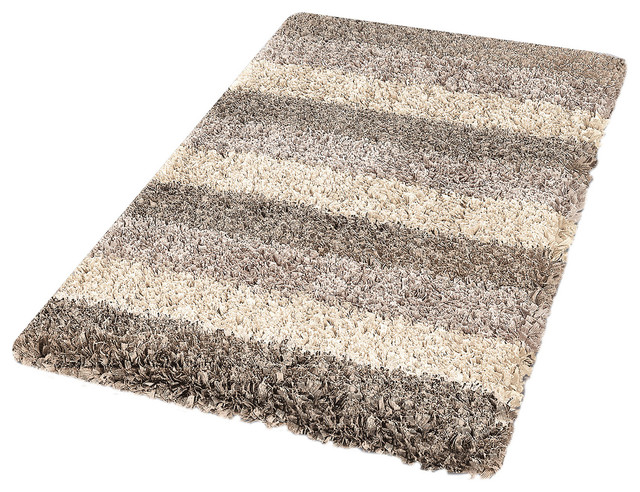 Taupe Modern Non Slip Washable Bathroom Rug, Lounge, Large ...