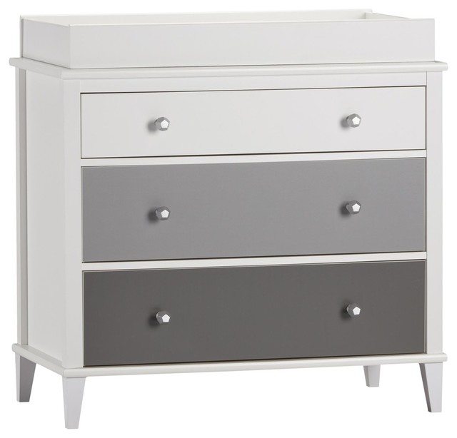 Little Seeds Poppy 3-Drawer Changing Table - Transitional - Changing ...