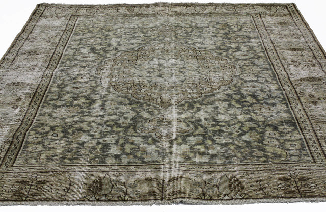 Antique Persian Tabriz Rug, 04'07 X 05'10 - Contemporary - Area Rugs ...
