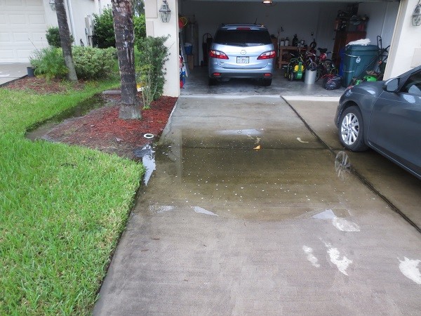 Need help with driveway and side yard flooding.