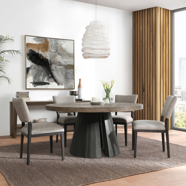 Troy Oak Console Table, Antique Brown - Rustic - Console Tables - by ...