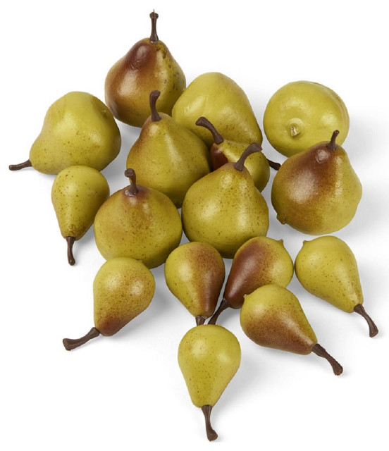 Set of 32, Decorative Mini Pears, Measures 1.25" Dia and 1" H ...