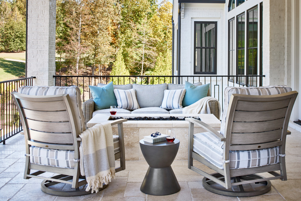 Manor House Full Home Design - Traditional - Balcony - Other - by Emora ...