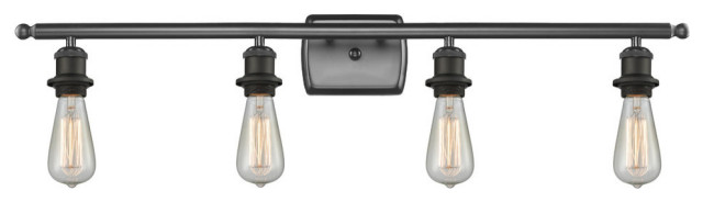 Innovations Bare Bulb 4-Light Bathroom Fixture, Oiled Rubbed Bronze ...