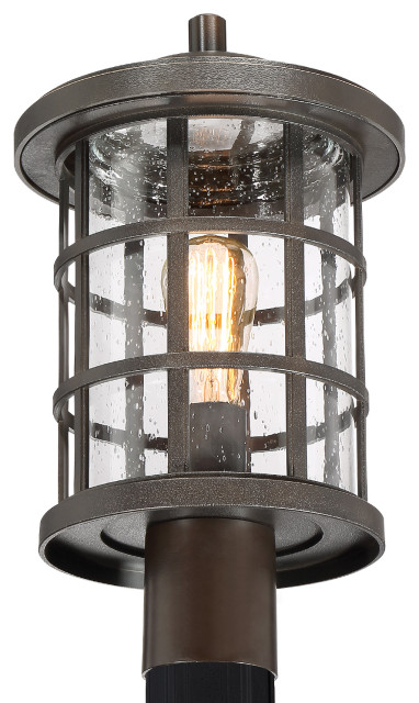 Luxury Craftsman Bronze Outdoor Post Light, Medium, UQL1047, Vienna ...