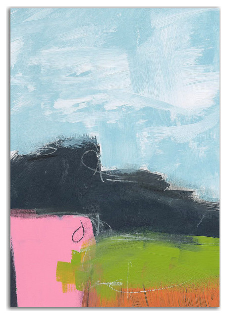 "Landscape No. 97" by Jan Weiss, Print on Canvas, 21"x30", 21 x 30 ...