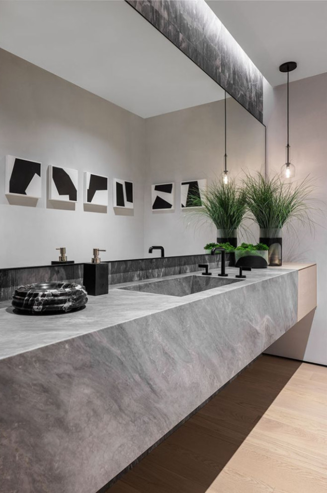 Pinecrest - Modern - Powder Room - Miami - by WECSELMAN DESIGN | Houzz