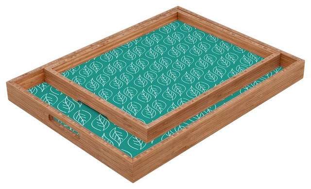 Craftbelly Topiary Forest Rectangular Tray, 18"x14", 18"x14" - Tropical ...