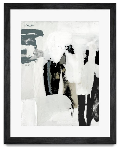 Giant Art 24x32 Broken Window I Matted and Framed in White ...
