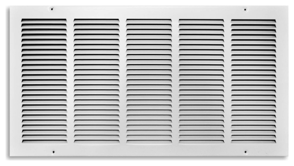 White Wall Return Air Grilles - Transitional - Registers Grilles And ...