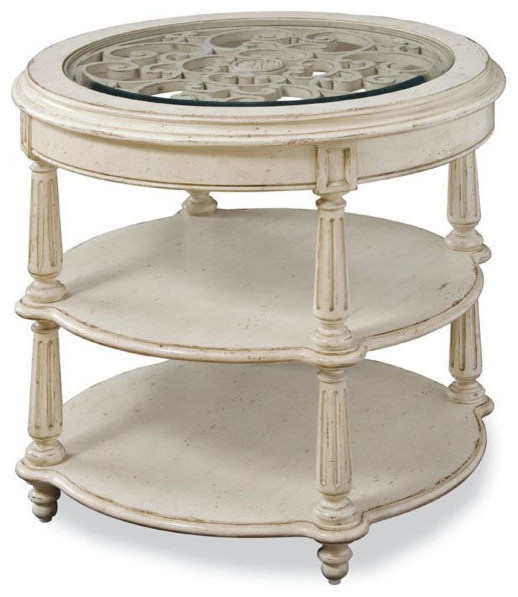 A.R.T. Home Furnishings Provenance Round Lamp Table - French Country ...