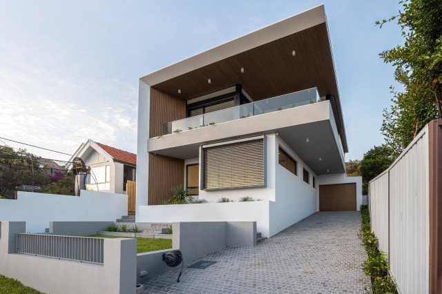 Duncan St Maroubra - NSW | CX Castellated Cladding Tas Oak & French Oak ...