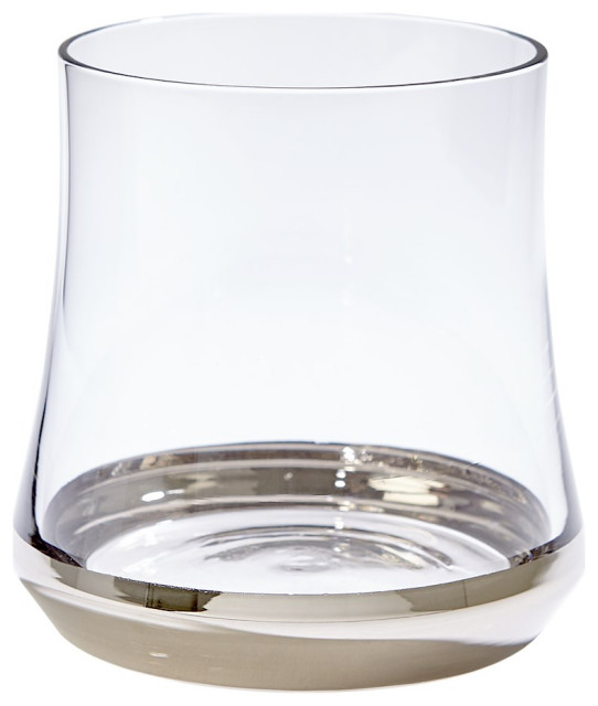 Bell, Bottom Glass, Platinum - Contemporary - Everyday Glasses - by ...