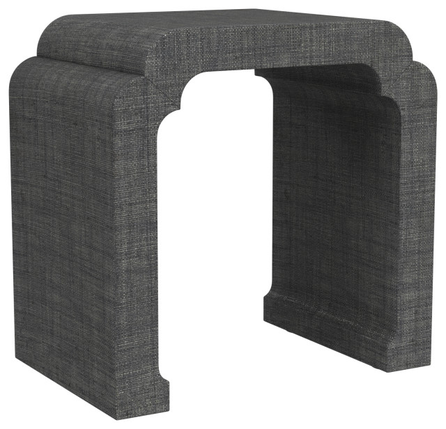 Chatham Waterfall Raffia Side Table - Transitional - Side Tables And ...