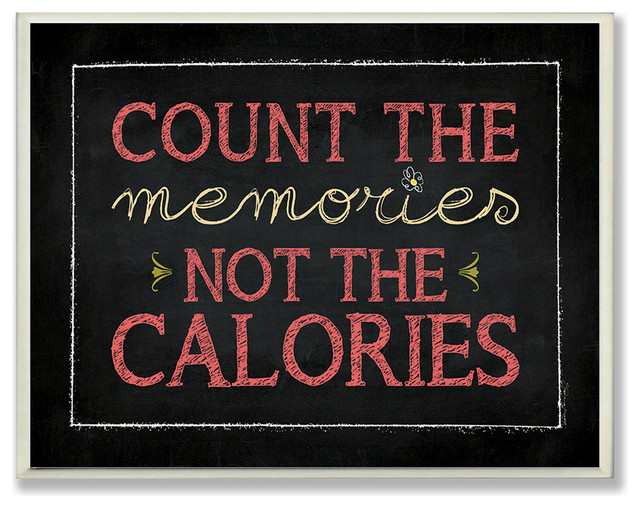 Count The Memories Chalkboard - Contemporary - Prints And Posters - by ...