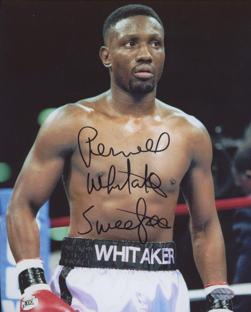 Pernell Whitaker Signed Photo, Custom Frame - Contemporary - Prints And ...