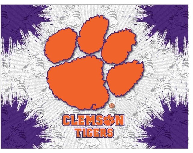Clemson Logo Canvas, 32"x24" - Contemporary - Prints And Posters - by ...
