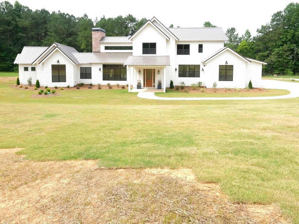 Modern Farmhouse Custom Home - Farmhouse - Exterior - Atlanta - by ...