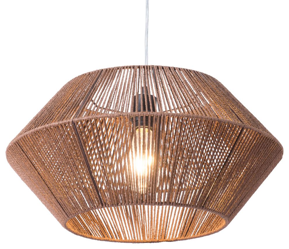 Kendrick Ceiling Lamp Brown - Beach Style - Pendant Lighting - by ...