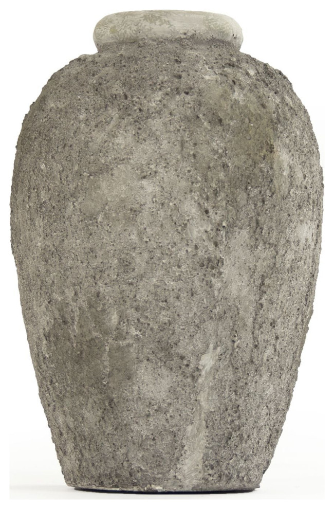 Distressed Grey Vase - Farmhouse - Vases - by Hudson Home Decor | Houzz