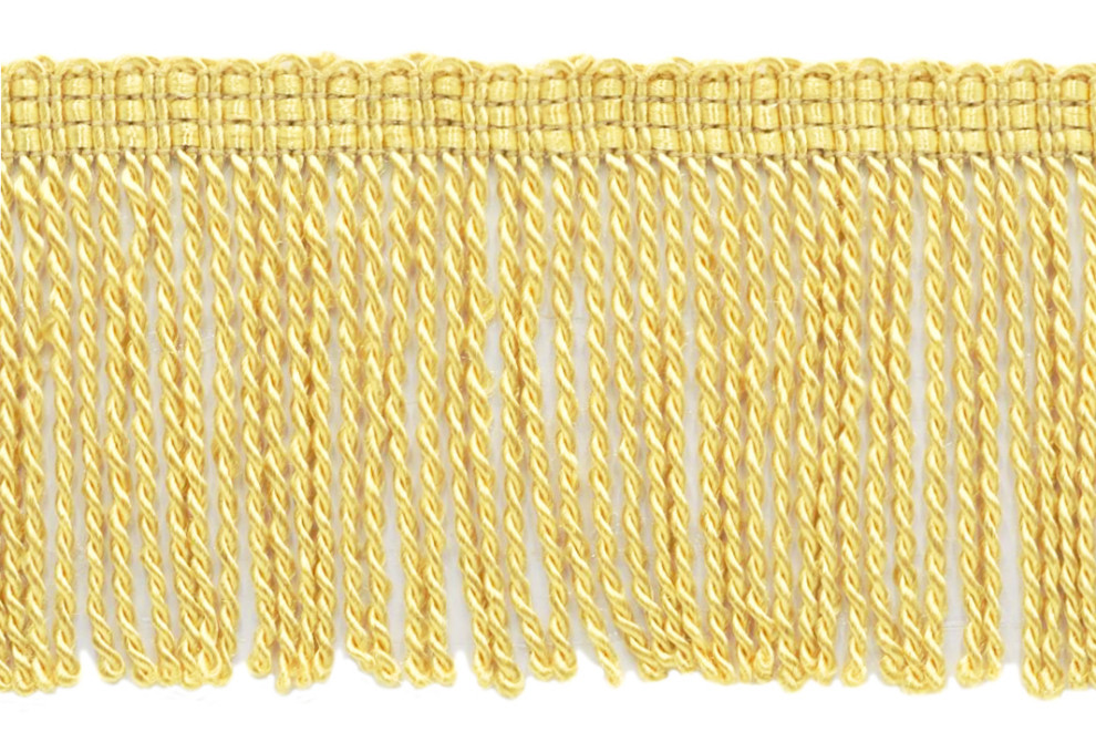 Light Gold 3" Thin Bullion Fringe Trim Sun Ray (54 Yards ...