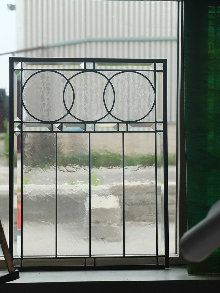 Leaded Glass inserts and doors designed for Kitchens - Transitional ...