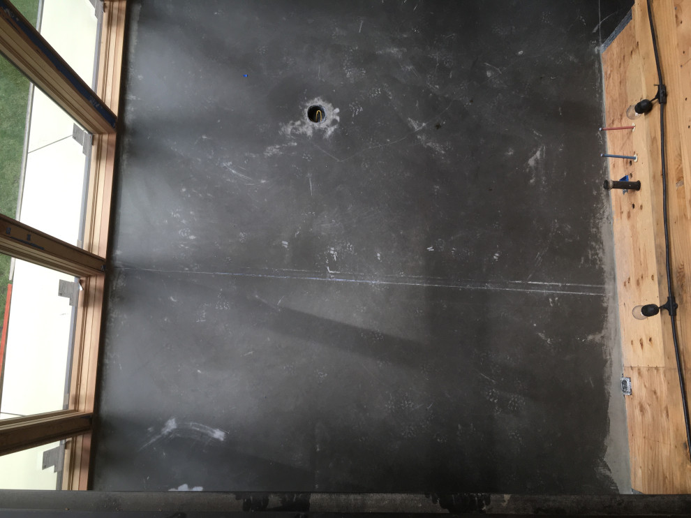 Botched Relief Cuts in Concrete Slab - How to Make Them Disappear