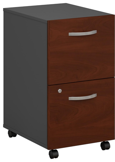 2-Drawer Rolling File Cabinet, Assembled Mobile Document Storage ...