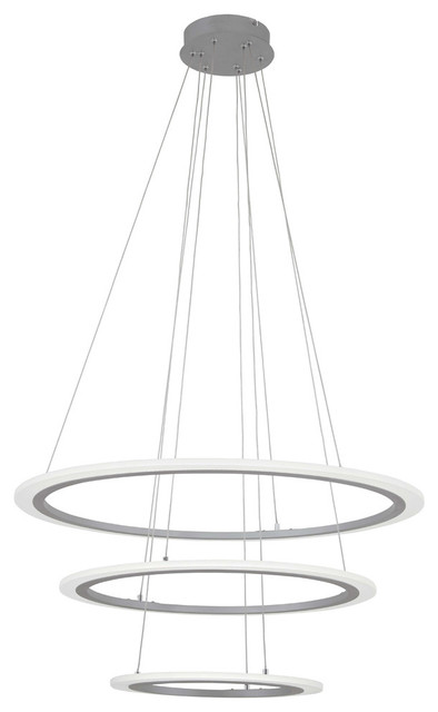 Discovery LED Pendant, Silver Finish - Modern - Pendant Lighting - by ...