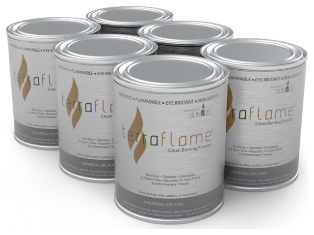 6 Pack Pure Sunjel Fuel - Fire Starters And Fuel - by TerraFlame Home ...