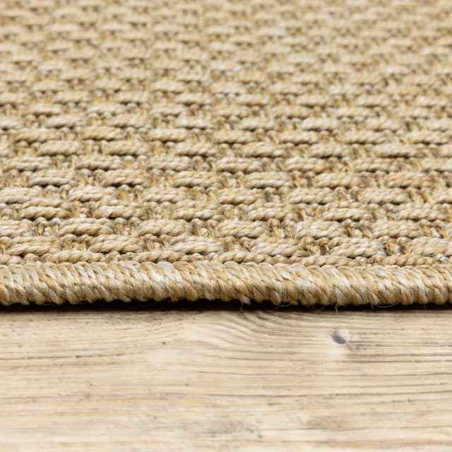 Key West Indoor and Outdoor Sisal Look Sand Rug, 1'9"x3'9 ...