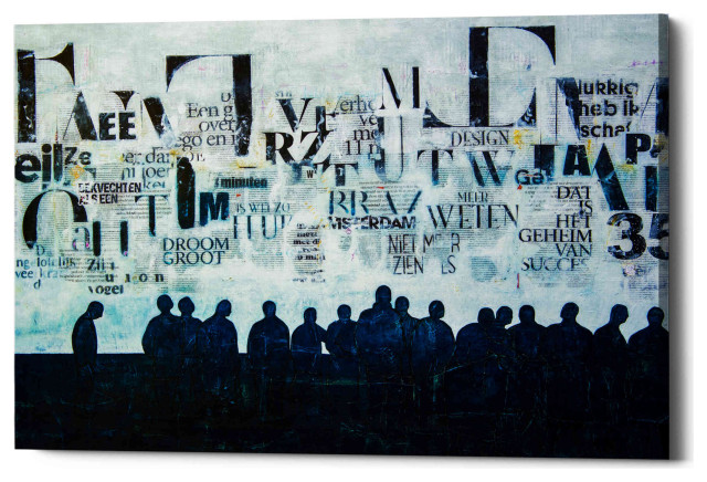 Epic Graffiti 'TOWARDS TOGETHER' by DB Waterman, Giclee Canvas Wall Art ...
