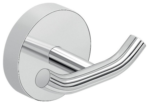 Chrome Double Robe Hook - Contemporary - Robe & Towel Hooks - by ...