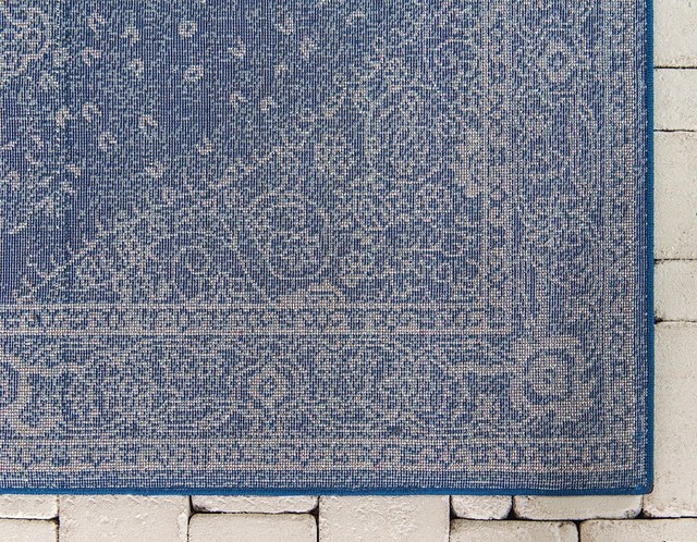 Traditional Vienna Denim Area Rug, 9'x12' - Traditional - Area Rugs ...