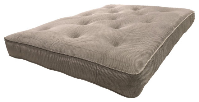 8" Gray Double Poly Full Futton Mattress - Futon Mattresses - by ...