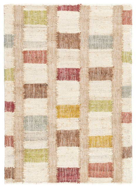 Mosaic Woven Jute Rug, Runner-2.5'x8' - Contemporary - Hall And Stair ...