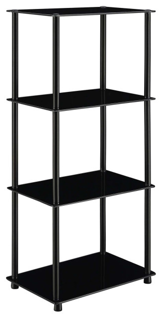 Designs2Go Classic Glass 4 Tier Tower - Transitional - Display And Wall ...