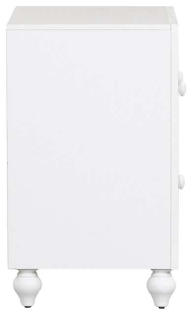 Cottage View White Night Stand - Traditional - Nightstands And Bedside ...