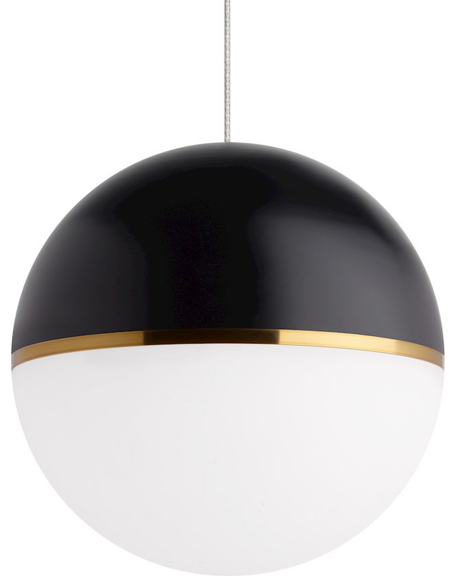 Tech Lighting MP-Akova Pendant Black/Aged Brass LED927 700MPAKVBRR ...
