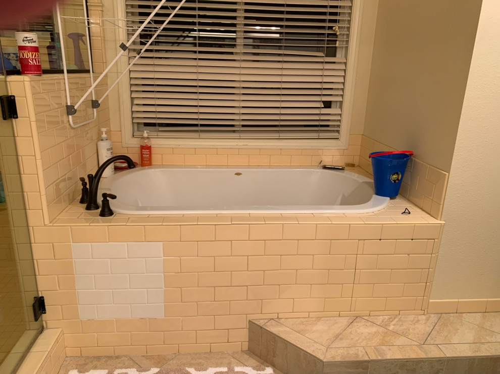 Mismatched Tile in Bathroom