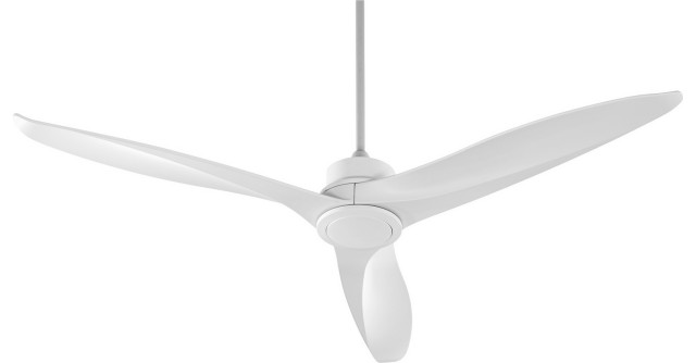 Quorum 74603-8 60"Ceiling Fan, Studio White Finish - Transitional ...