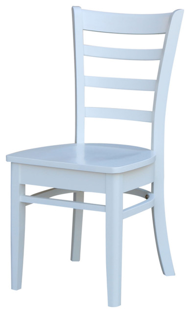 42 in. Dual Drop Leaf Table with 2 Ladder Back Dining Chairs ...