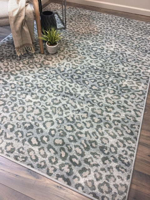 Leopard Lounge, 4'x5', 4'x5' - Contemporary - Area Rugs - by American ...