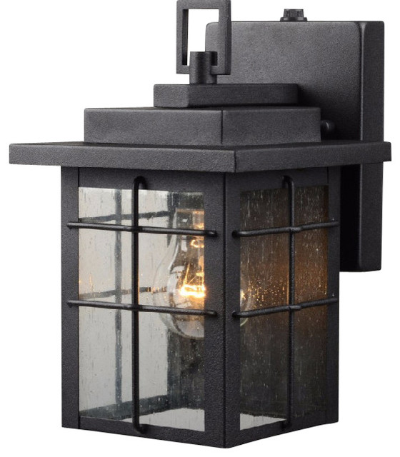 Hardware House Small Square Lantern with Textured Black Finish ...